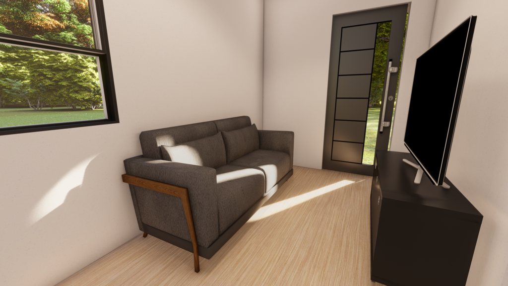 Two-Story Shipping Container ADU Plans - Duplex 320 sq-ft Studios